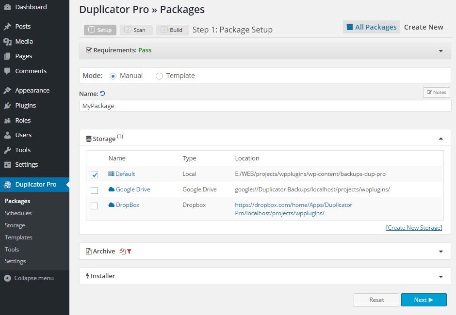 Duplicator Pro - Update tự động v4.5.17 - Plugin sao lưu WordPress
