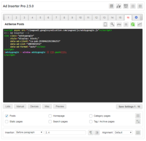 Ad Inserter Pro - Advanced WordPress Ad Management Plugin
